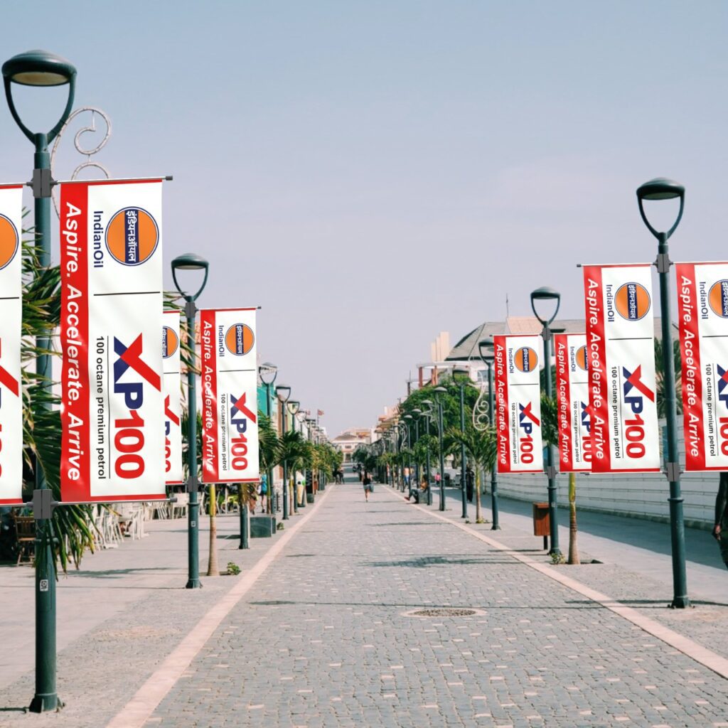 One/ Two Sided Street Pole Banner - Seher Flags