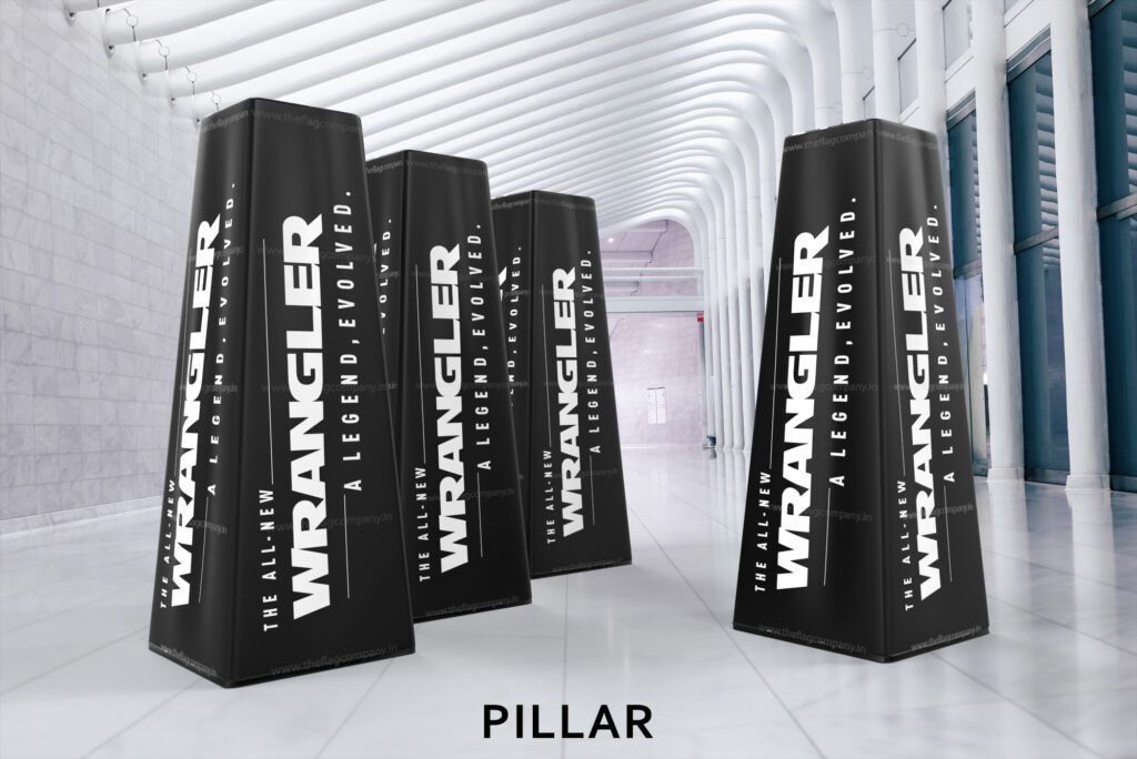 Fabric Pillars - Seher Flags