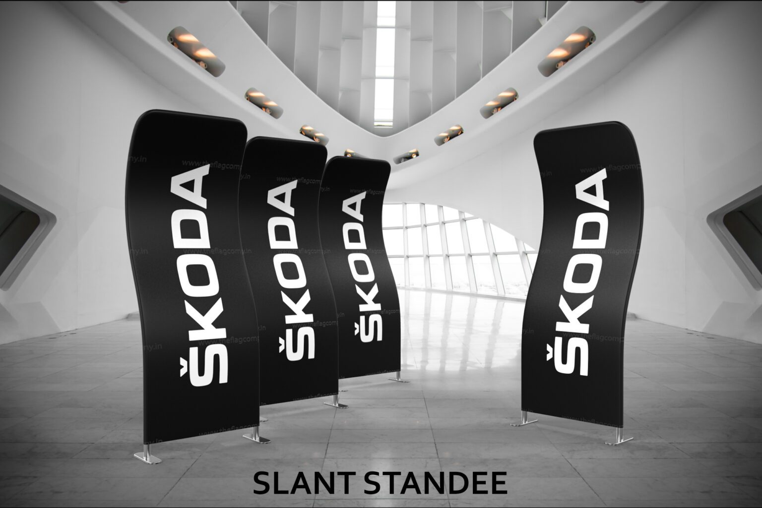 Slant Standee - Seher Flags