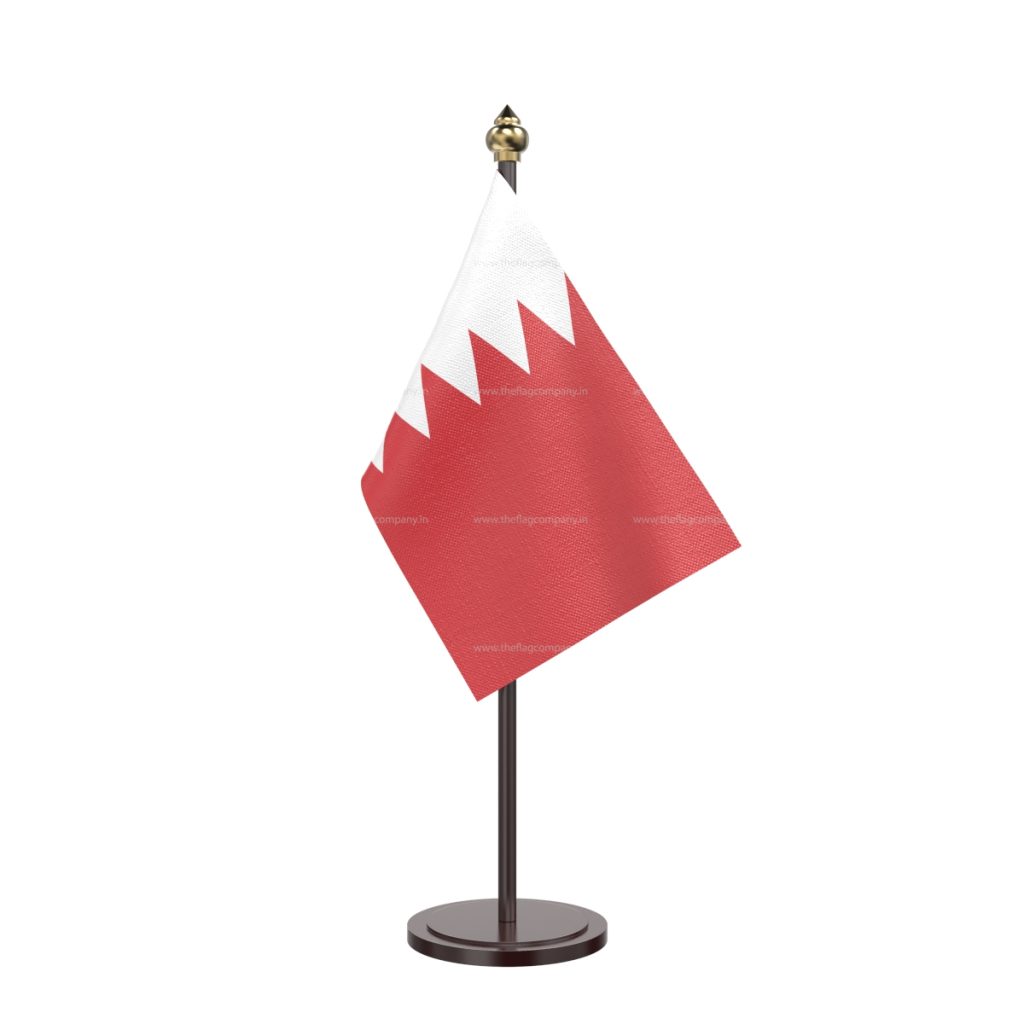 Bahrain Single Table Flag Acrylic - Seher Flags