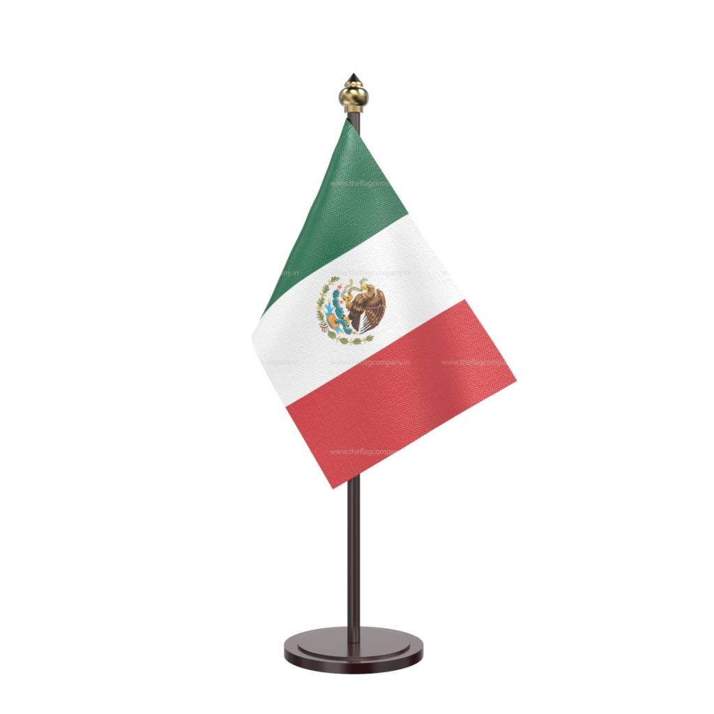 Mexico Single Table Flag Acrylic - Seher Flags