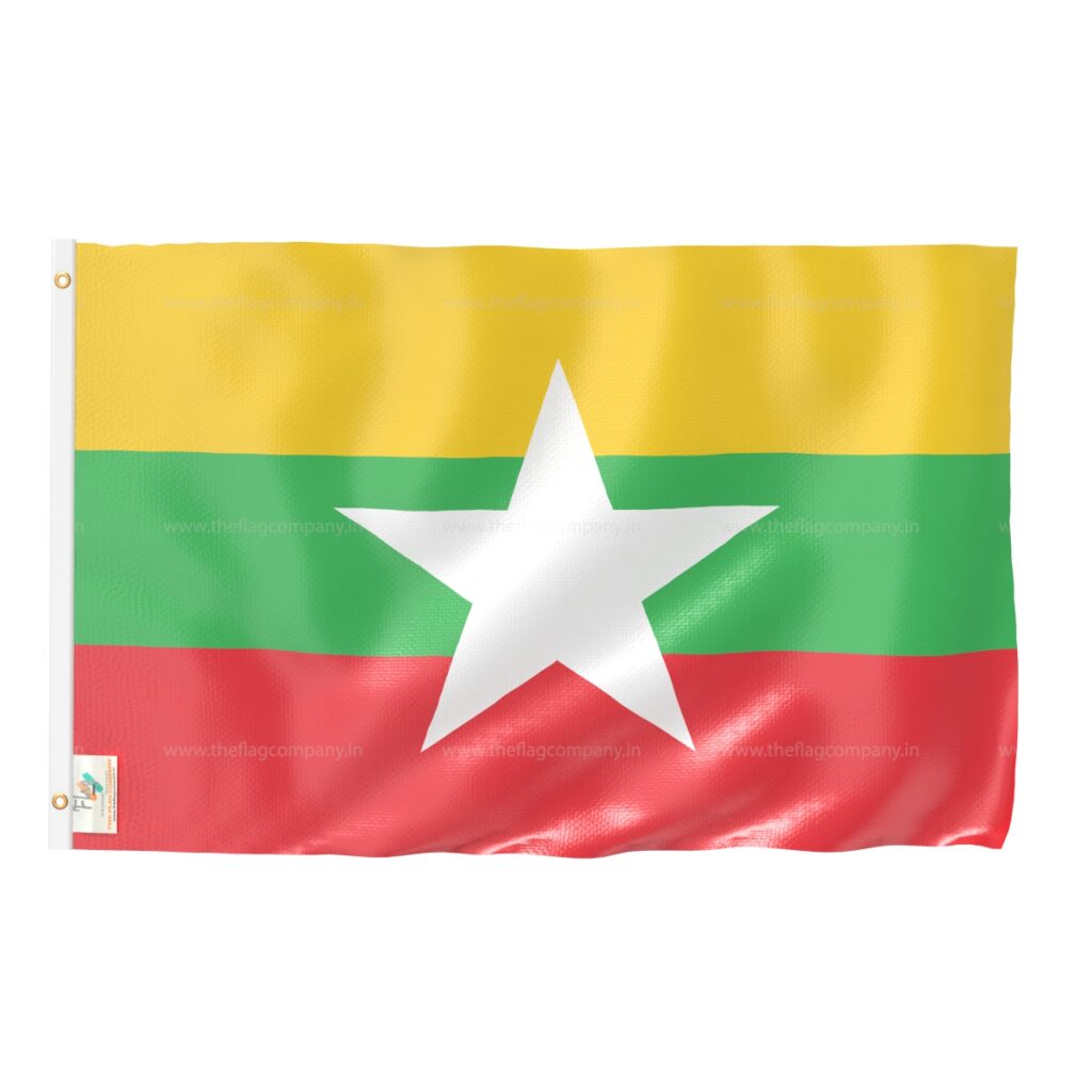 Myanmar, Burma Country flag - Seher Flags