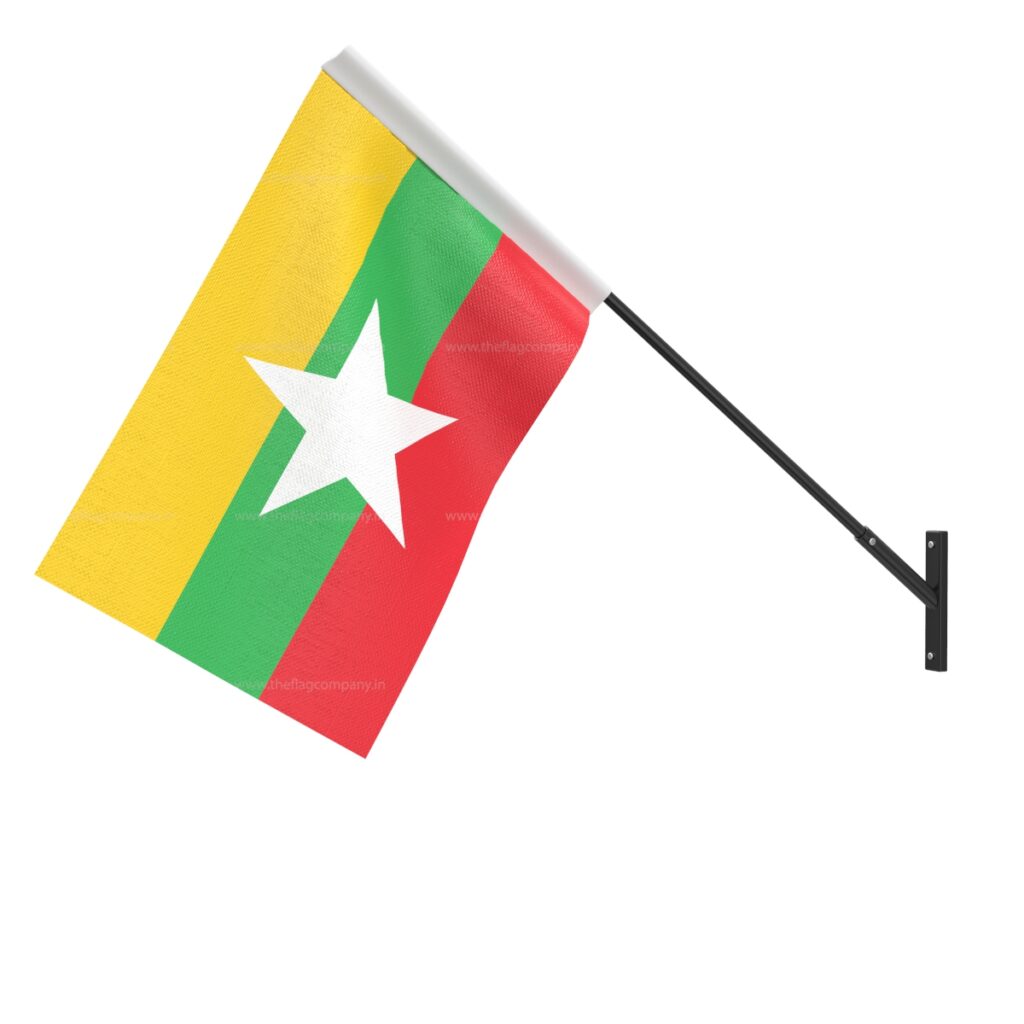 Myanmar, Burma Wall Flag – Seher Flags